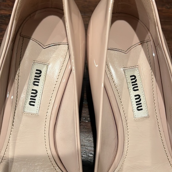 Miu Miu | Shoes | Miu Miu Nude Heels | Poshmark